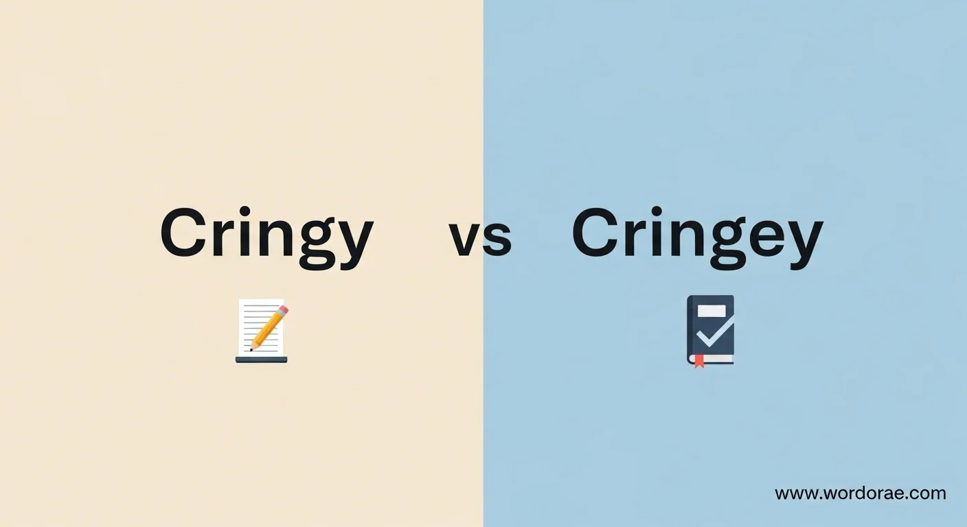 Cringy or Cringey: Which Spelling Is Correct?