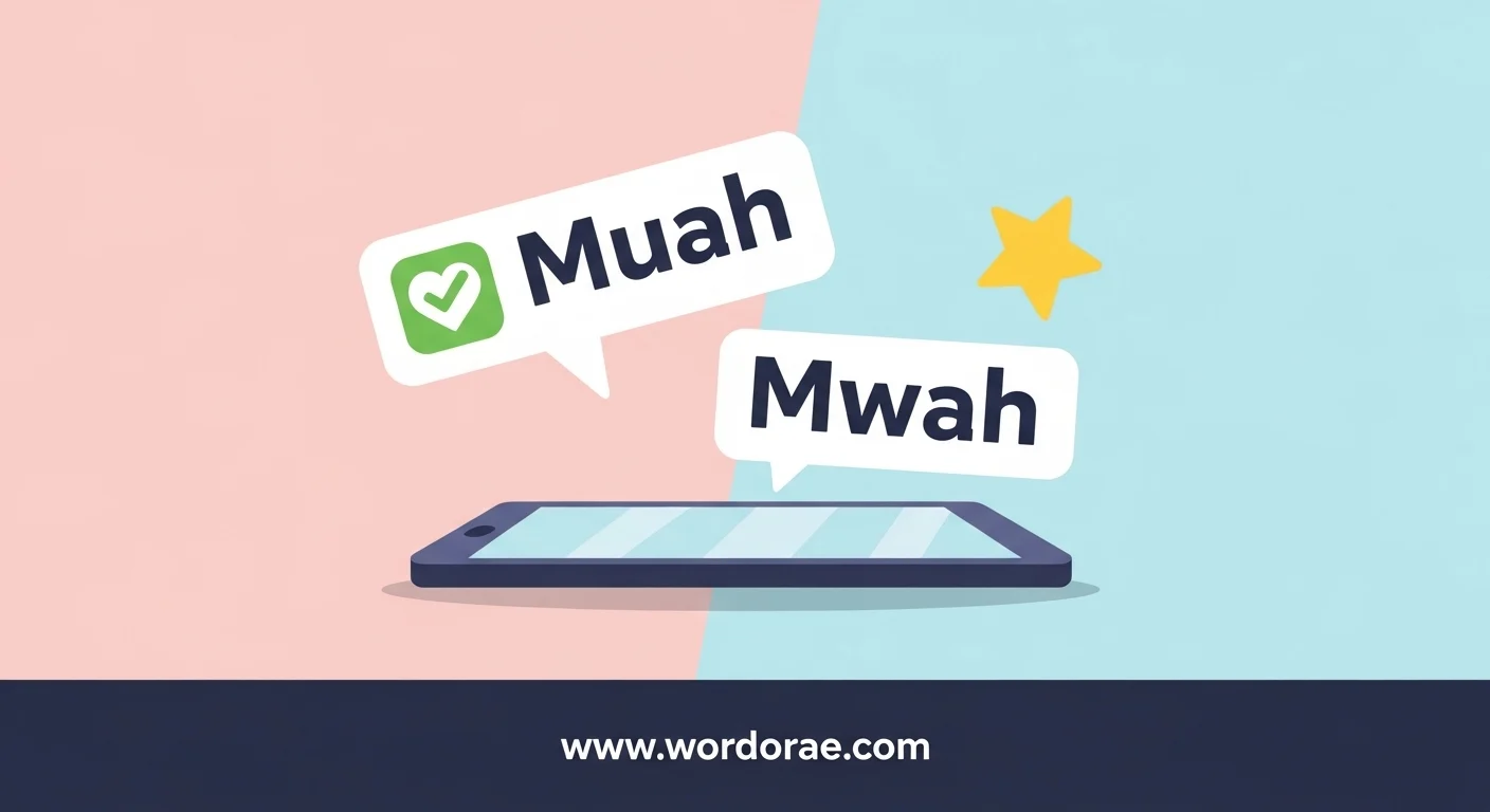 Muah or Mwah Explained: The Guide for Texting and Messaging