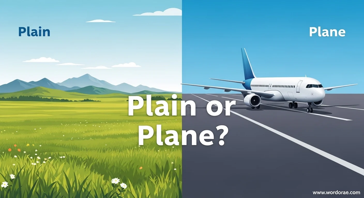 Plain or Plane: Understanding the Difference and Correct Usage